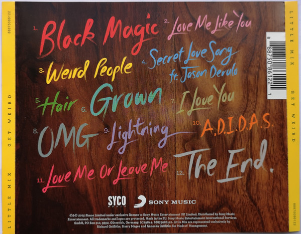 Little Mix – Get Weird(cd)/2015/ – Menart