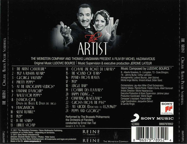 Ludovic Bource – The Artist (Original Motion Picture Soundtrack)/cd ...