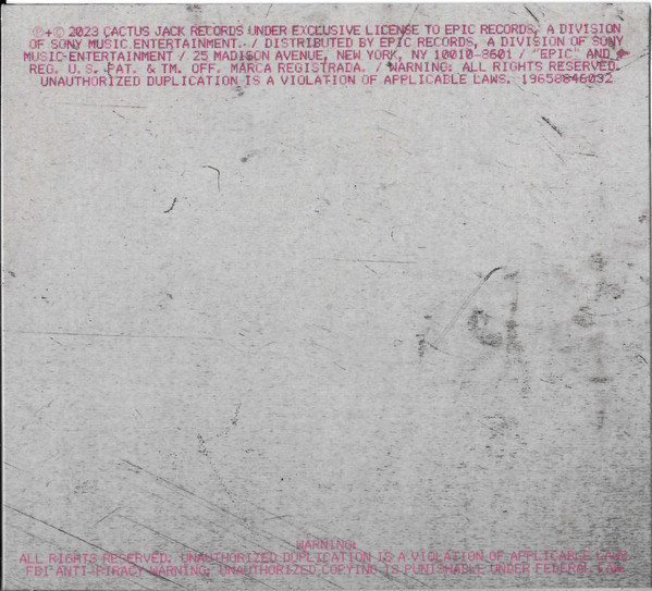 Travis Scott – Utopia(cd,2023) – Menart