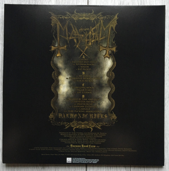 Mayhem – Daemonic Rites(2LP,2023) – Menart