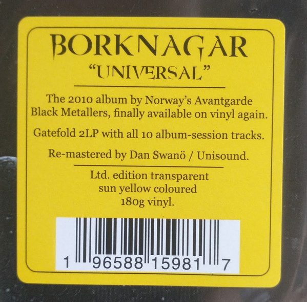 Borknagar – Universal(2LP,yellow,2023) – Menart