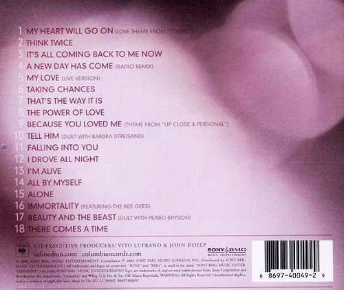 Celine Dion-My Love: Essential Collection(cd) – Menart