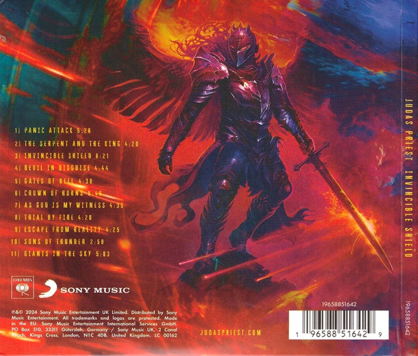 Judas Priest – Invincible Shield(cddigipack,2024) – Menart