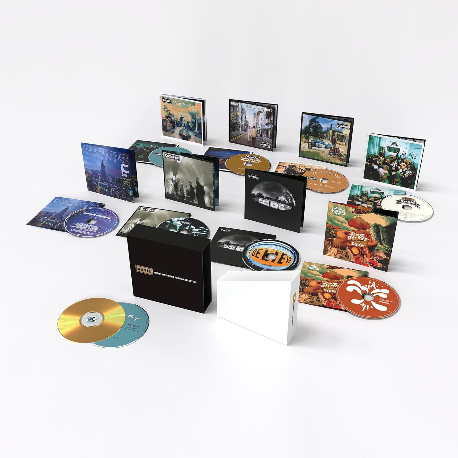 Oasis - Complete Studio Album Collection ( CD8, 7 studio albums + B-sides collection album) – Menart