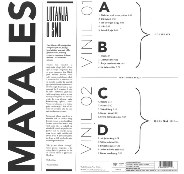 Mayales – Lutanja U Snu 1993-2025 (Prvo Poglavlje)/2LP,2025,Aquarius ...